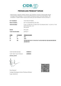 Permohonan CIDB Green Card